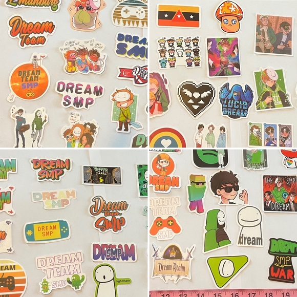 Accessories | Lot Of Dream Smp Stickers Cute Waterproof Aesthetic Vinyl ...